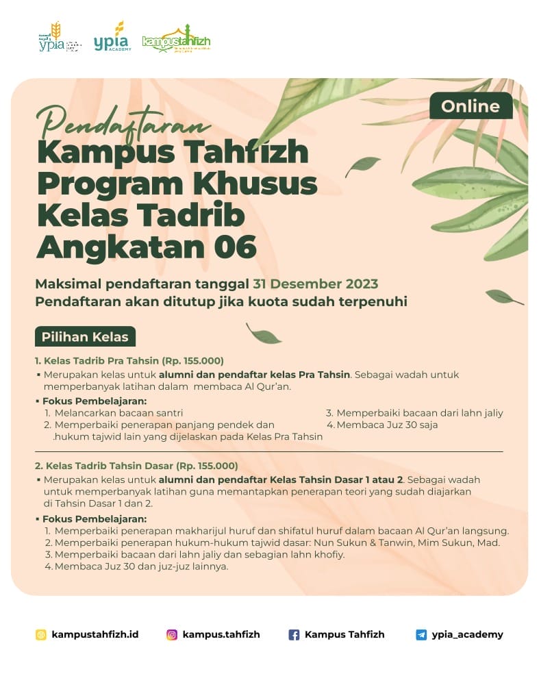 Kampus Tahfizh Yogyakarta